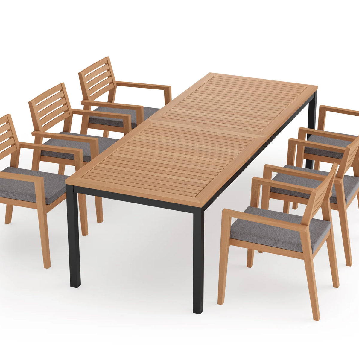 Rhodes 6 Seater Dining Set with 96 In. Table – Garage Gear HQ