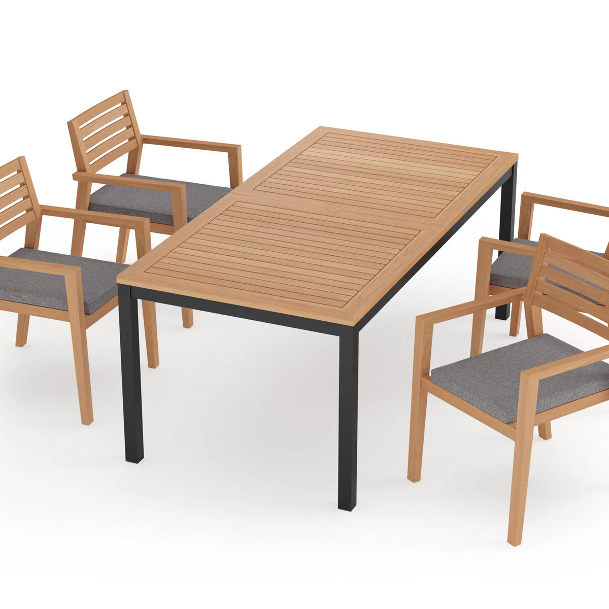 Rhodes 4 Seater Dining Set with 72 In. Table – Garage Gear HQ